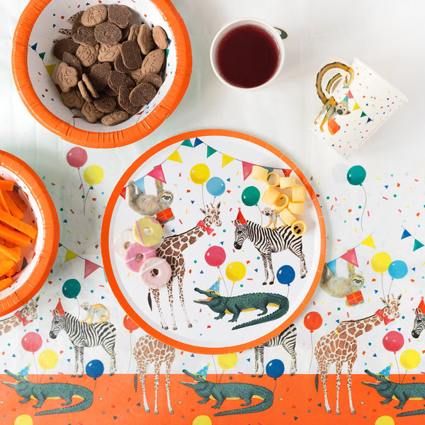Safari Animals Paper Plates - 8 Pack | Party Plates | – Talking Tables ...