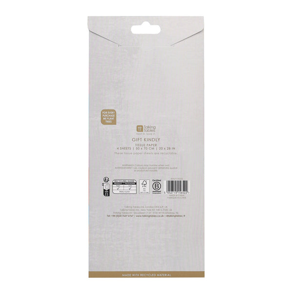 Wavy Multicolor Tissue Paper - 4 Sheets | Gift Wrap | – Talking Tables ...