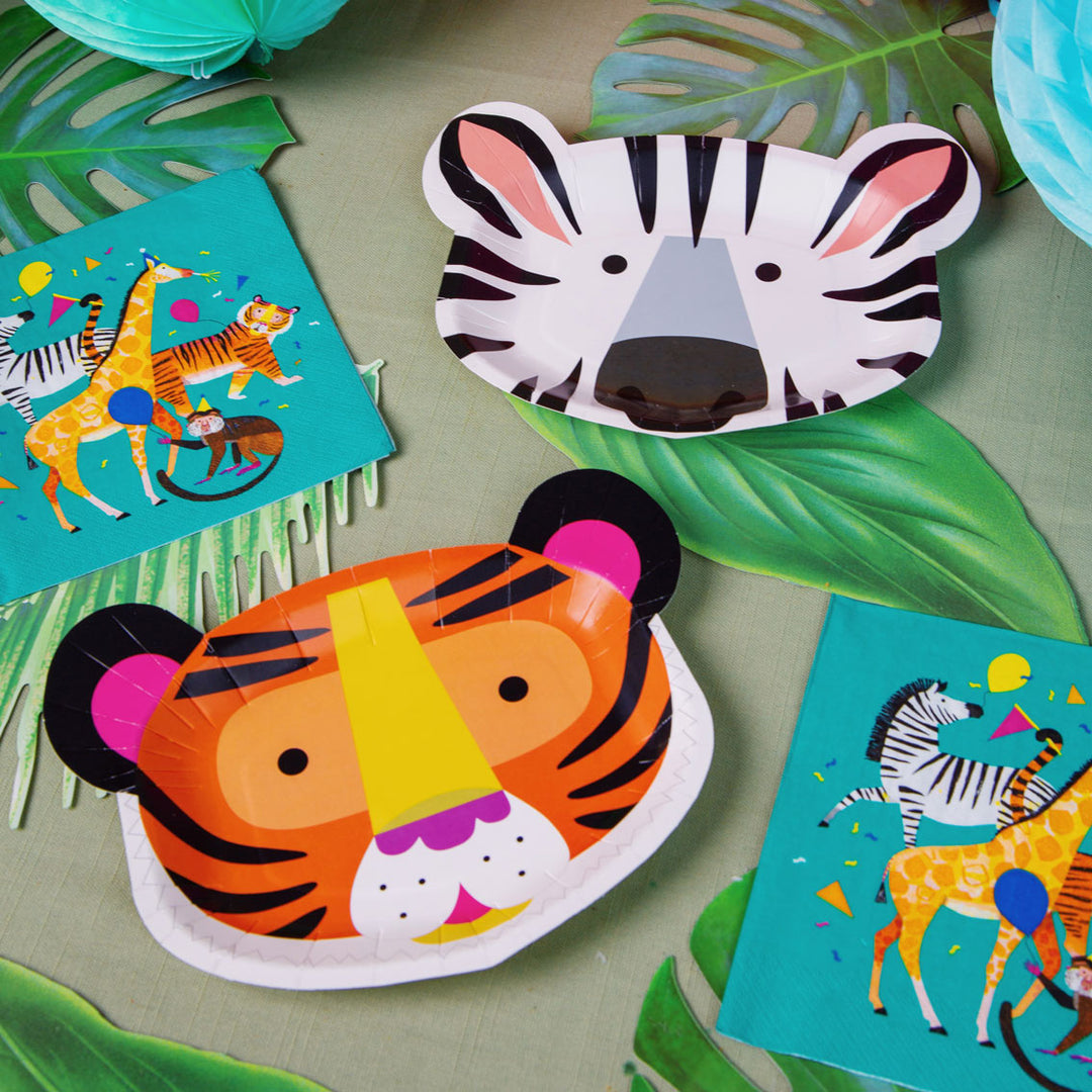 Talking Tables Party Animals Animal Face Plates – Talking Tables US Trade