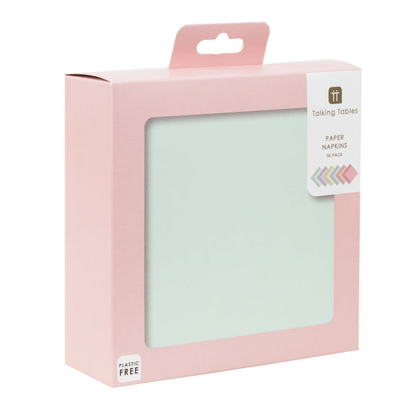 We Heart Pastels Pastel Napkins - 50 Pack – Talking Tables US Trade